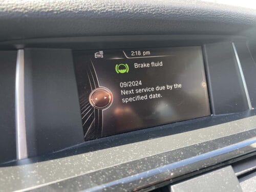 BMW F25 X3 Service Reset - CBS Oil, Brakes, Inspection